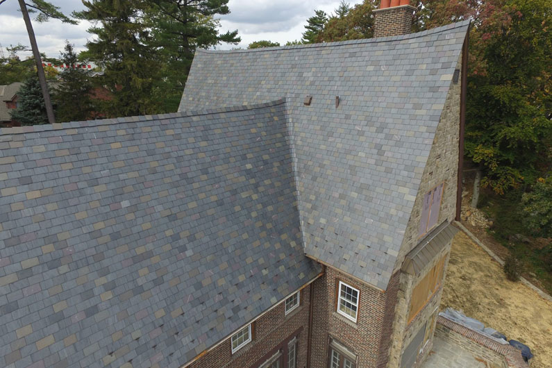 Random Width Slate - Vermont Slate Roofs | Greenstone Slate Company