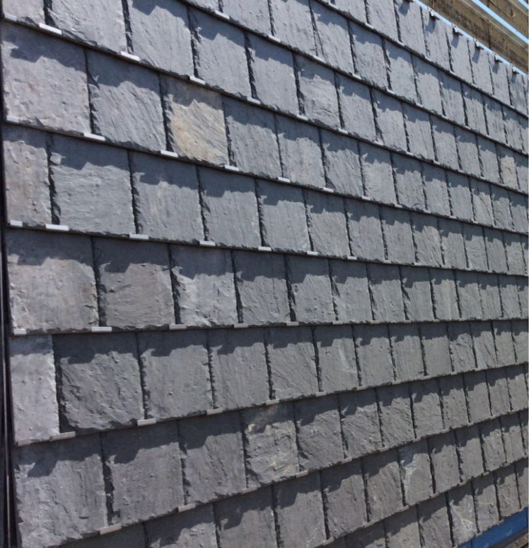 Close Up of Slate Cladding at Mount Hood Medical Center - Vermont Slate ...