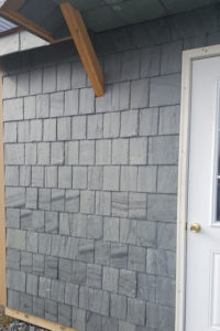 Slate walls installed using SlateTec installation system | Greenstone ...
